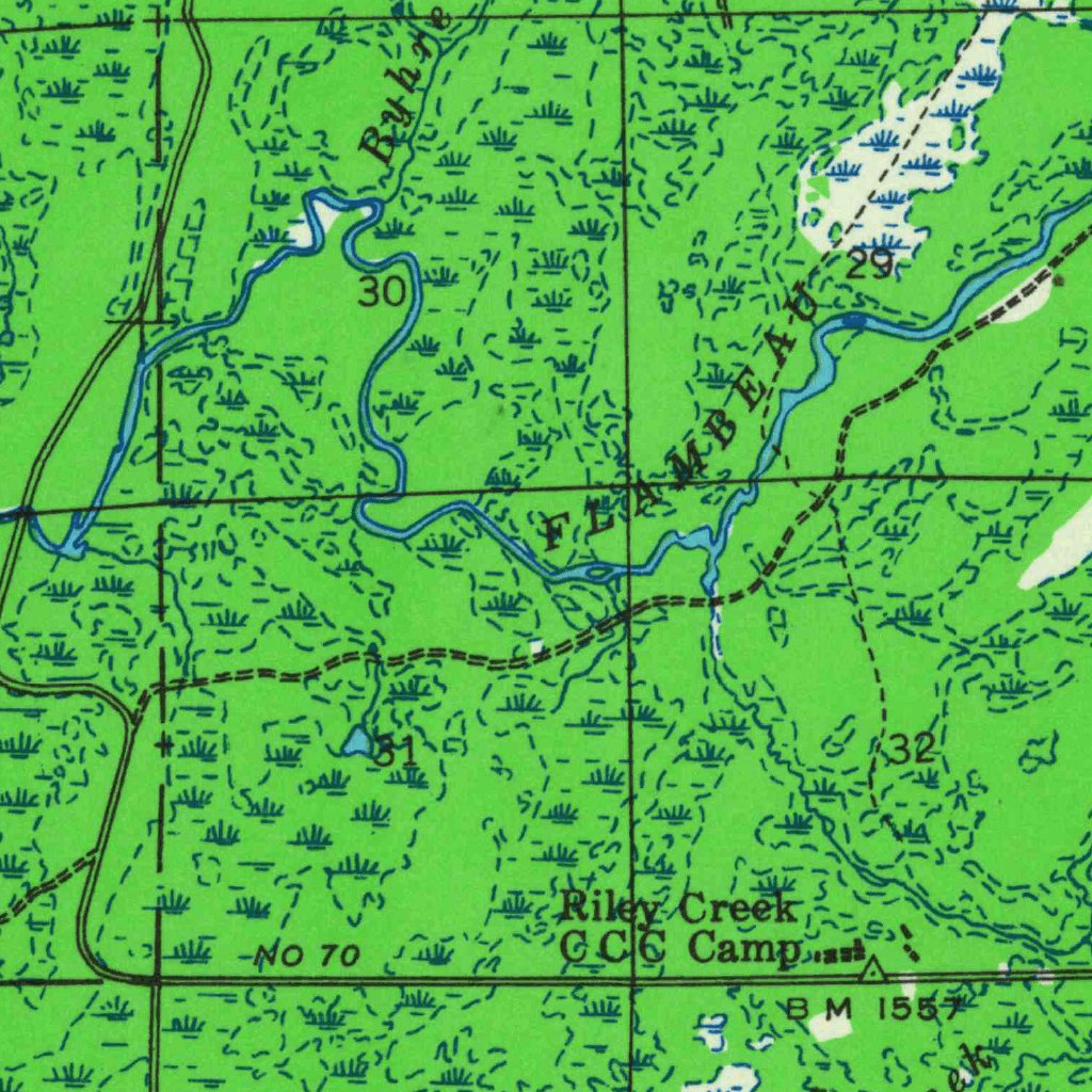 Pike Lake, WI (1941, 48000-Scale) Map by United States Geological ...