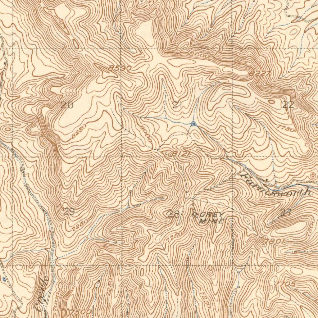 Pilot Knob, CO (1925, 62500-Scale) Map by United States Geological ...
