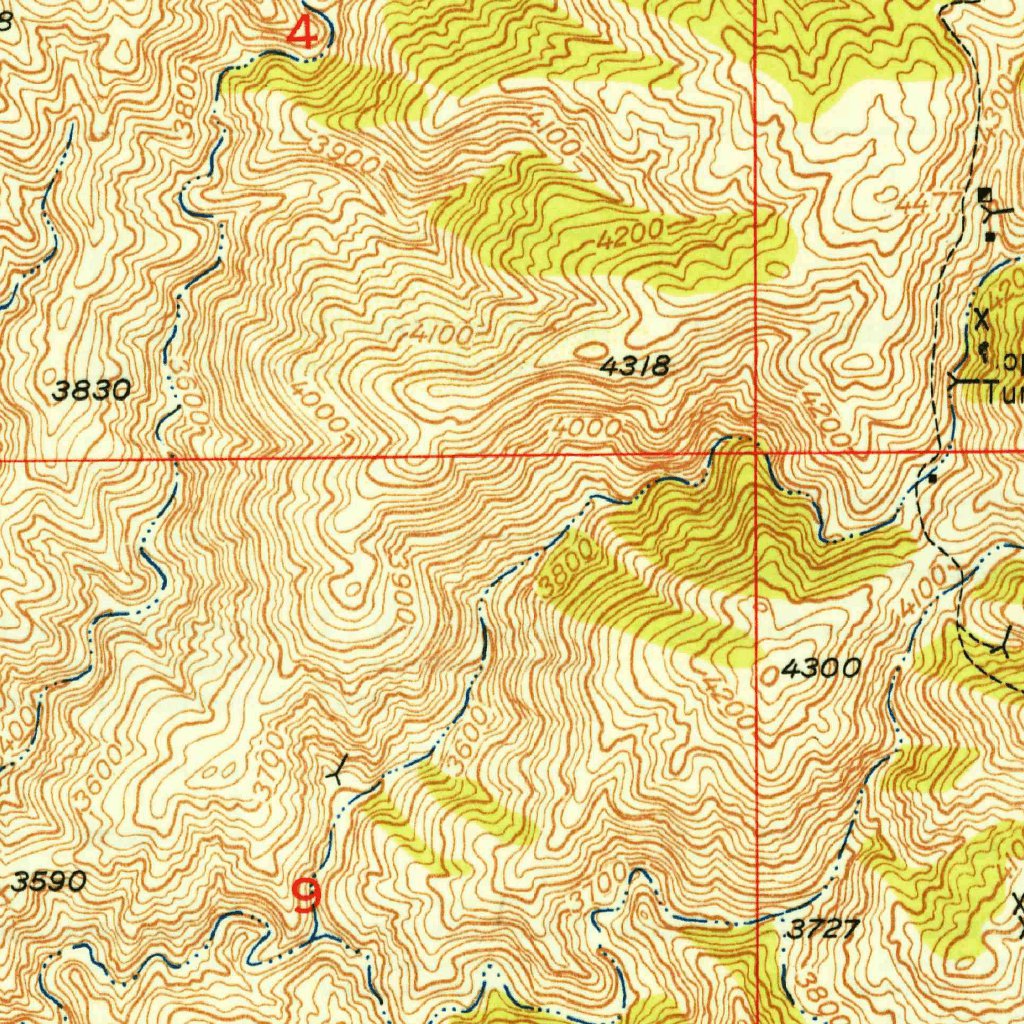 Pinal Ranch, AZ (1949, 24000-Scale) Map by United States Geological ...