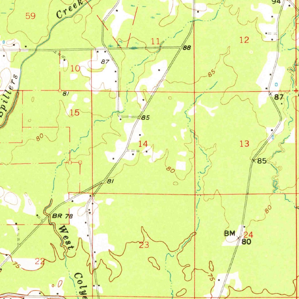 Pine Grove, LA (1958, 62500-Scale) Map by United States Geological ...