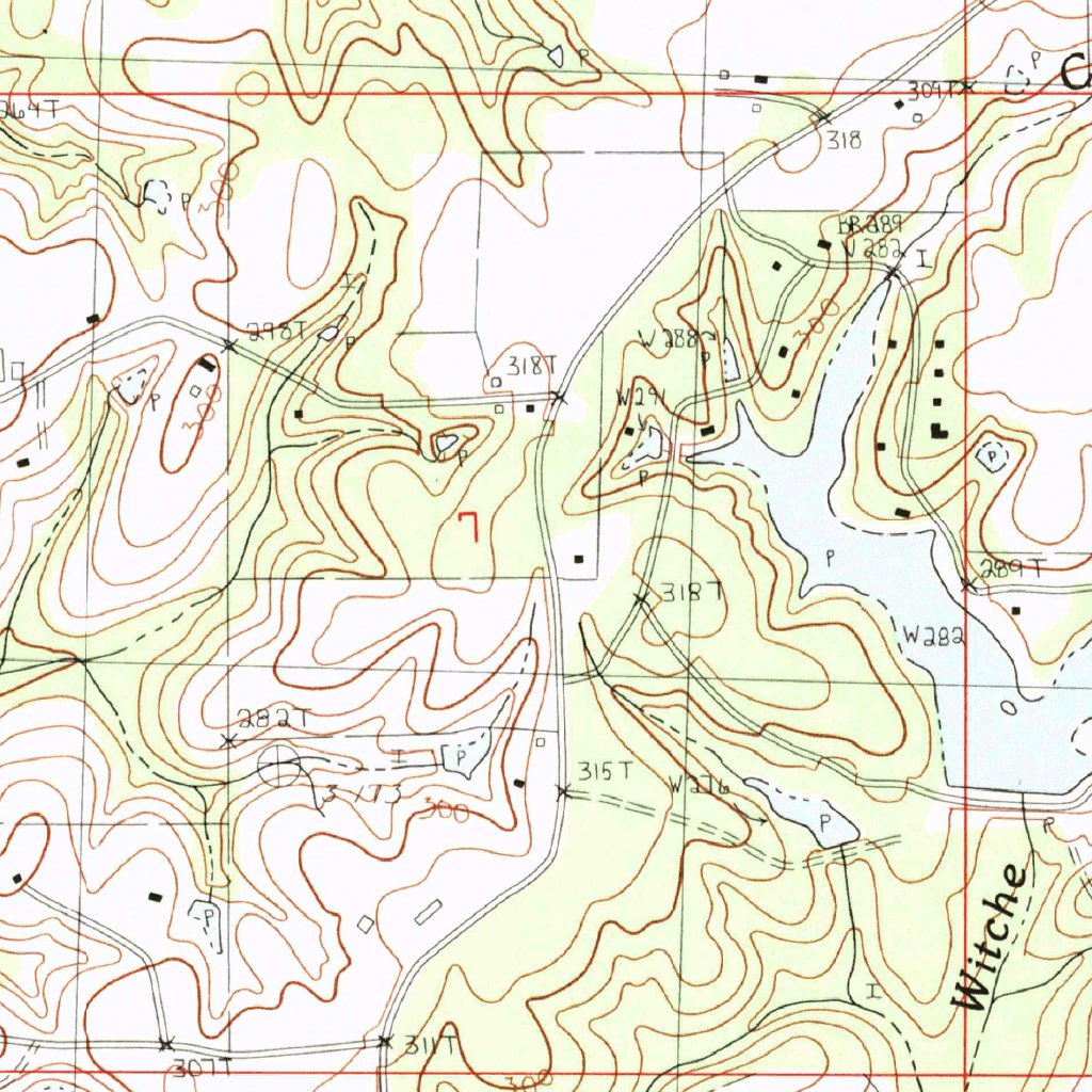 Pine, LA (1983, 24000-Scale) Map by United States Geological Survey ...