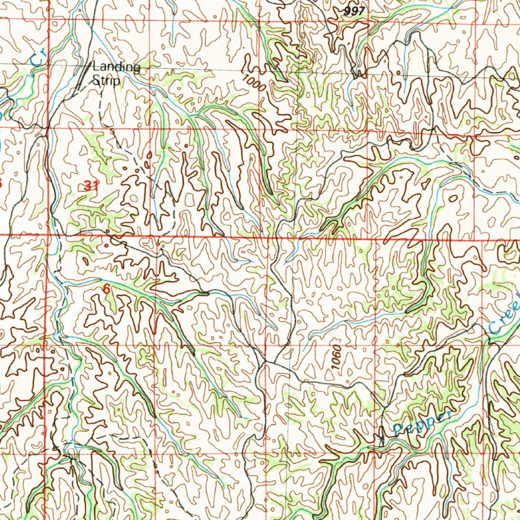 Pine Ridge, SD-NE (1985, 100000-Scale) Map by United States Geological ...