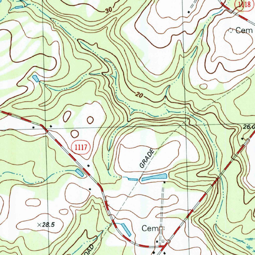 Pinetops, NC (1997, 24000-Scale) Map by United States Geological Survey ...