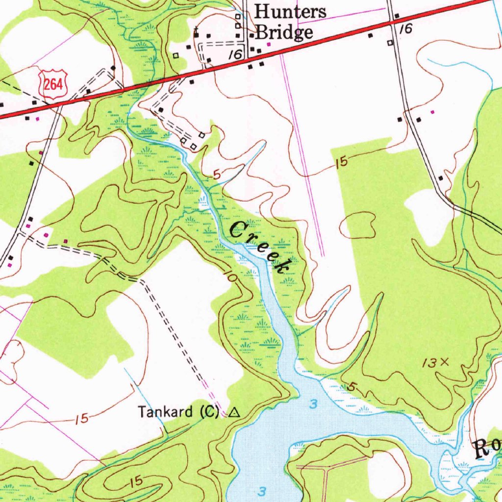 Pinetown, NC (1950, 24000-Scale) Map by United States Geological Survey ...