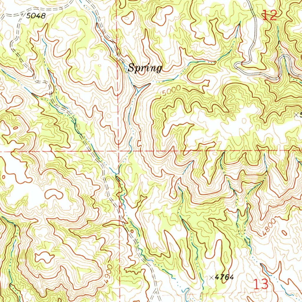 Piney Canyon SE, WY (1971, 24000-Scale) Map by United States Geological ...