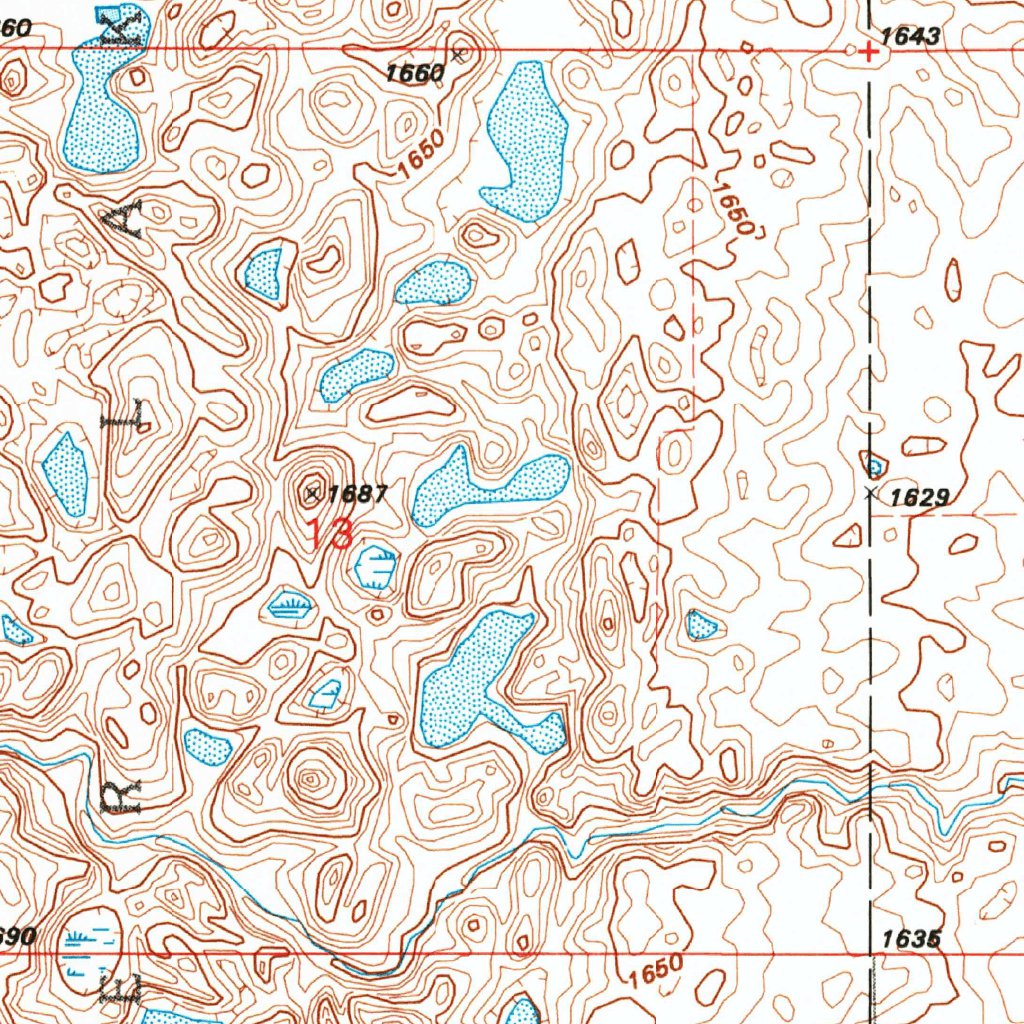 Pingree SW, ND (1990, 24000-Scale) Map by United States Geological ...