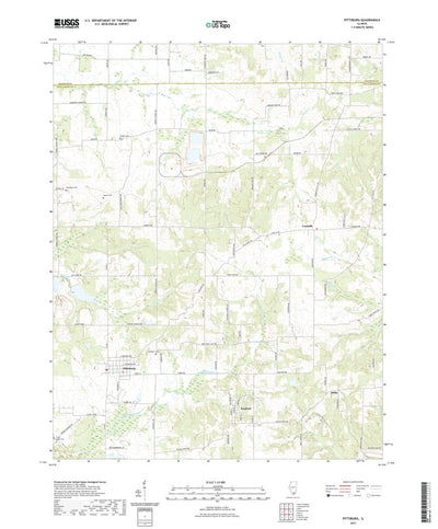 Pittsburg, IL (2021, 24000-Scale) Map by United States Geological ...