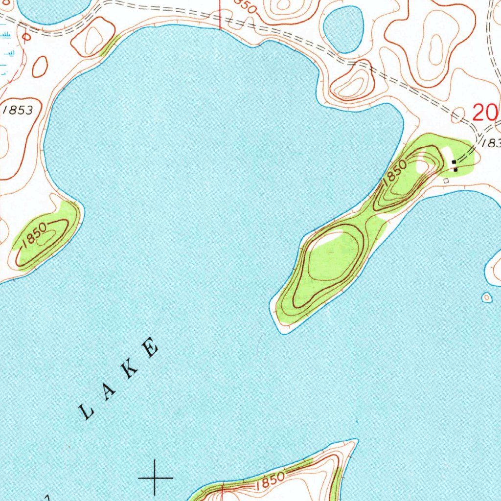 Piyas Lake, SD (1970, 24000-Scale) Map by United States Geological ...