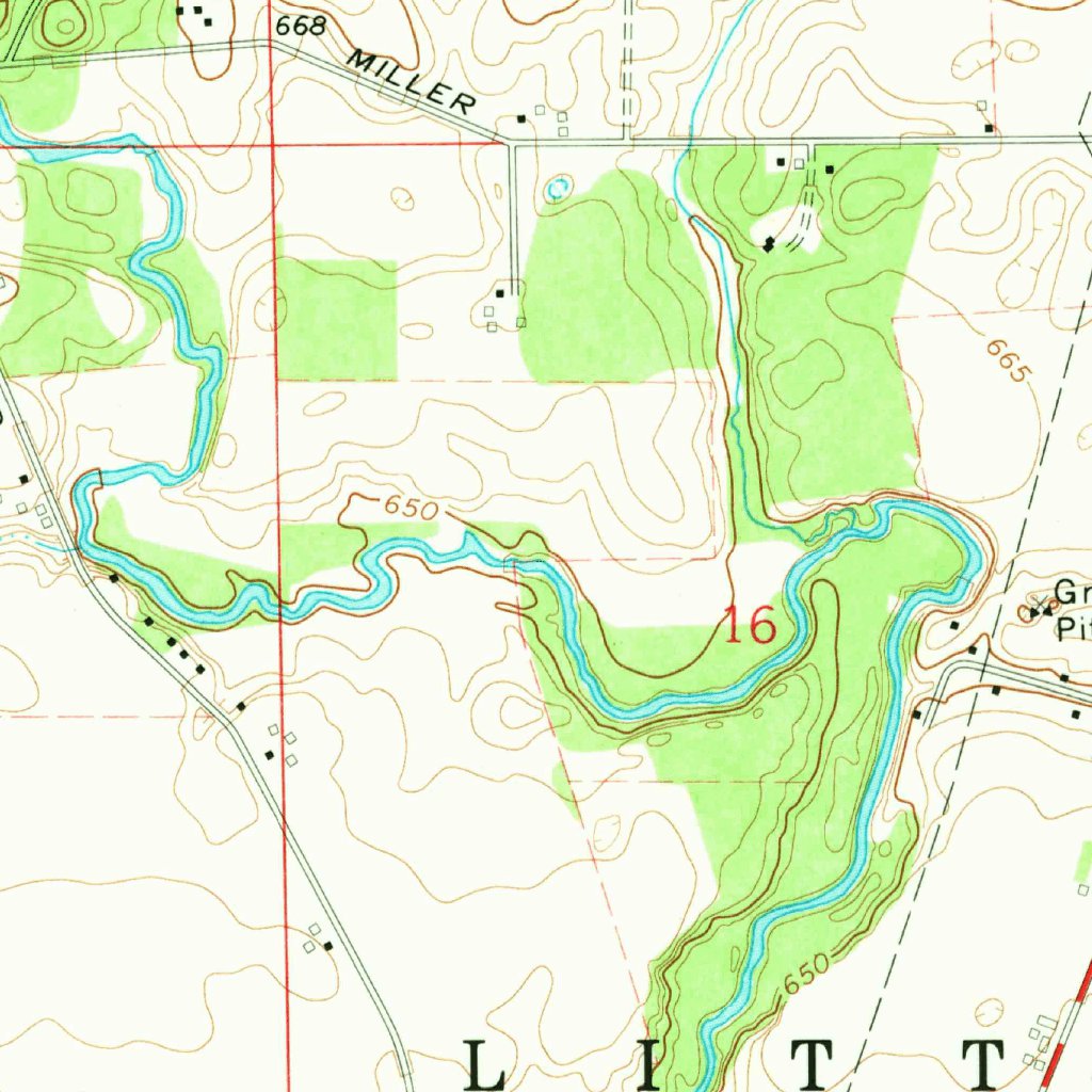 Plano, IL (1971, 24000-Scale) Map by United States Geological Survey ...