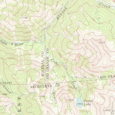 Platoro, CO (1967, 62500-Scale) Map by United States Geological Survey ...