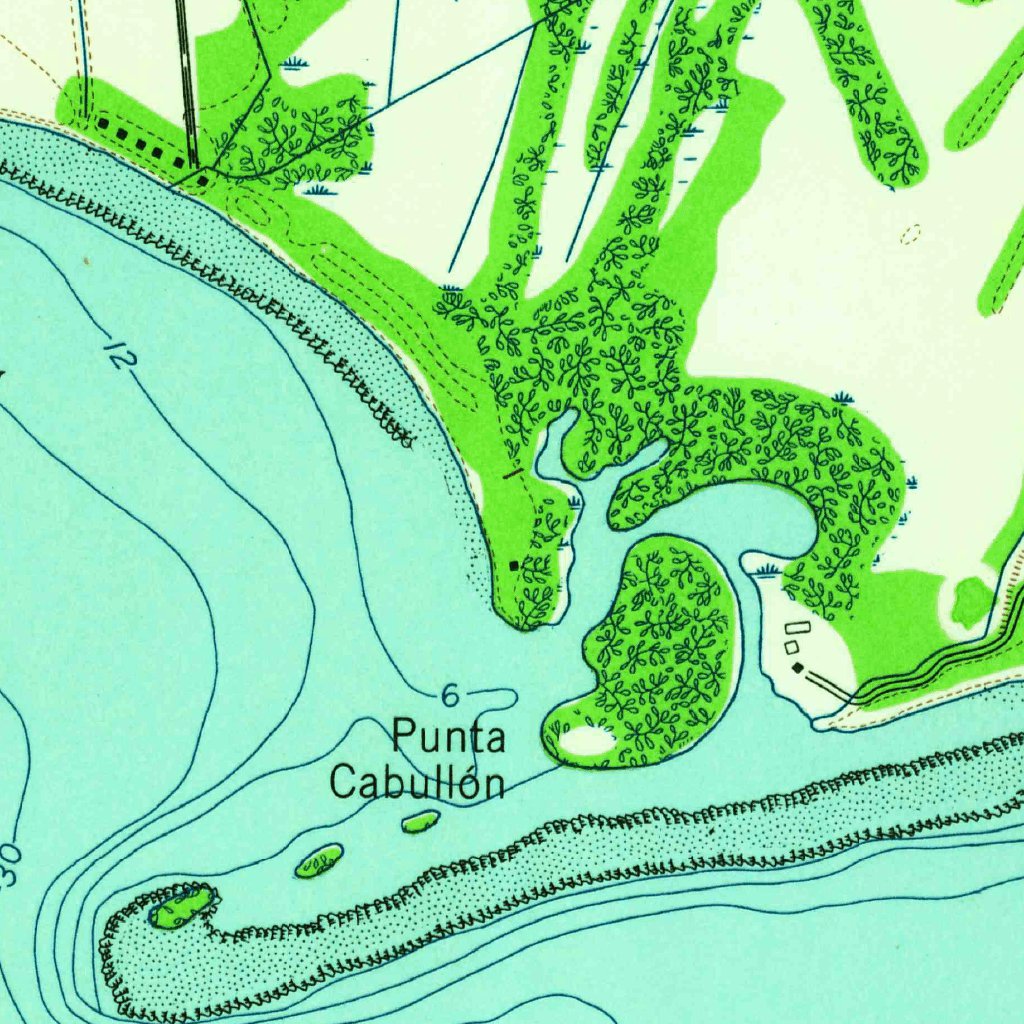 Playa De Ponce, PR (1958, 20000-Scale) Map by United States Geological ...