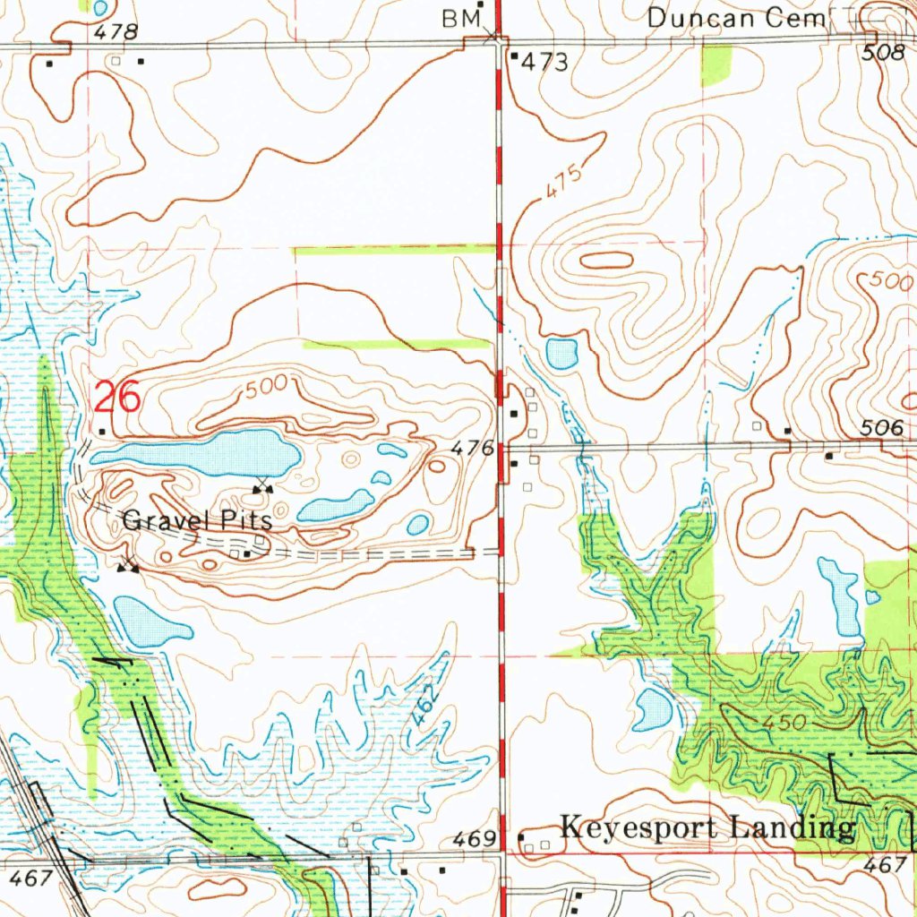 Pleasant Mound, IL (1974, 24000-Scale) Map by United States Geological ...