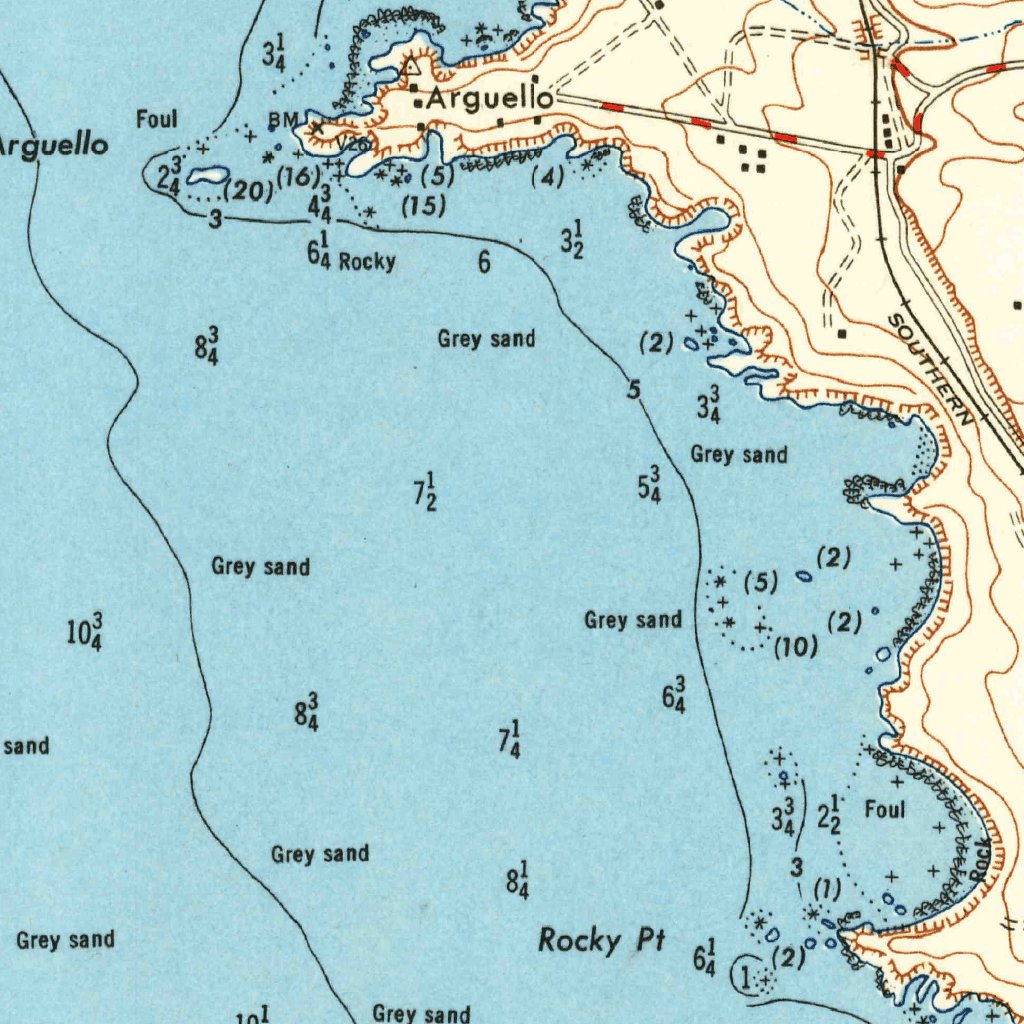 Point Arguello, CA (1948, 24000-Scale) Map by United States Geological ...