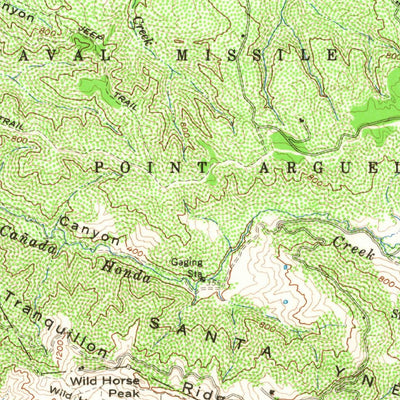 Point Arguello, CA (1959, 62500-Scale) Map by United States Geological ...
