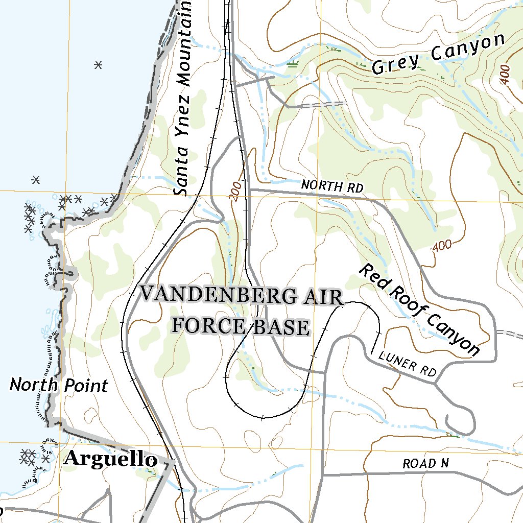 Point Arguello, CA (2021, 24000-Scale) Map by United States Geological ...