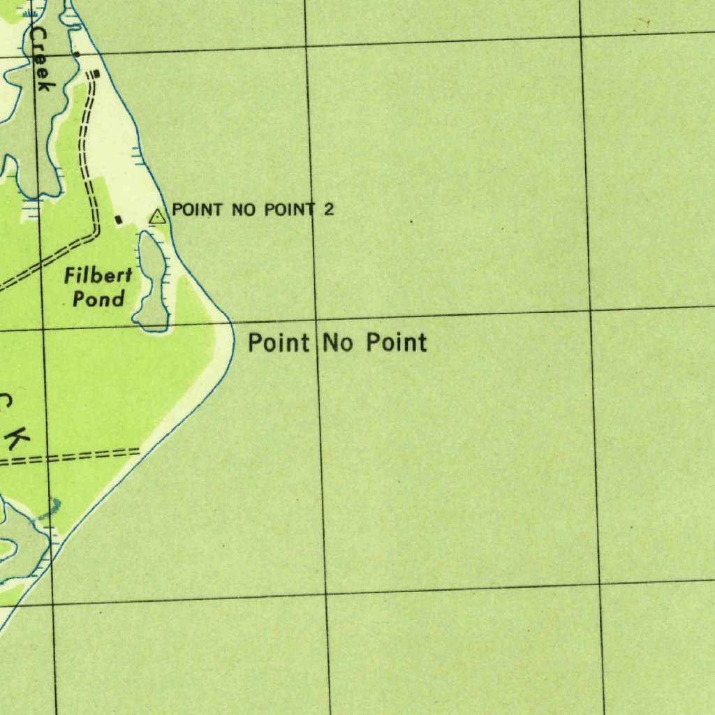 Point No Point, MD (1943, 31680-Scale) Map by United States Geological ...