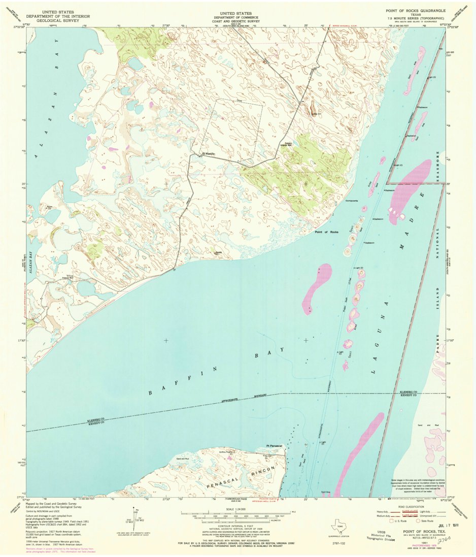 Point Of Rocks, TX (1951, 24000-Scale) Map by United States Geological ...