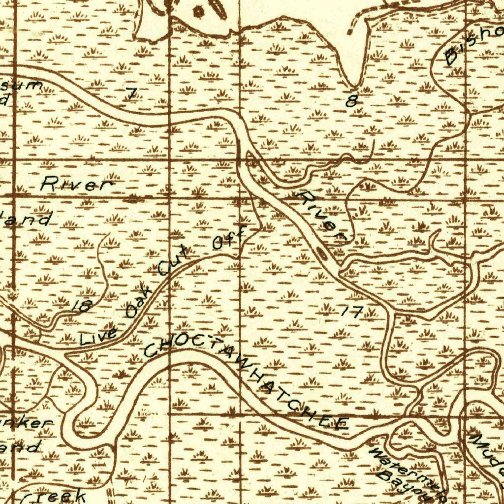 Point Washington, FL (1936, 48000-Scale) Map by United States ...