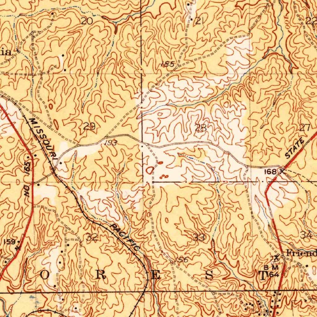 Pollock, LA (1936, 62500-Scale) Map by United States Geological Survey ...