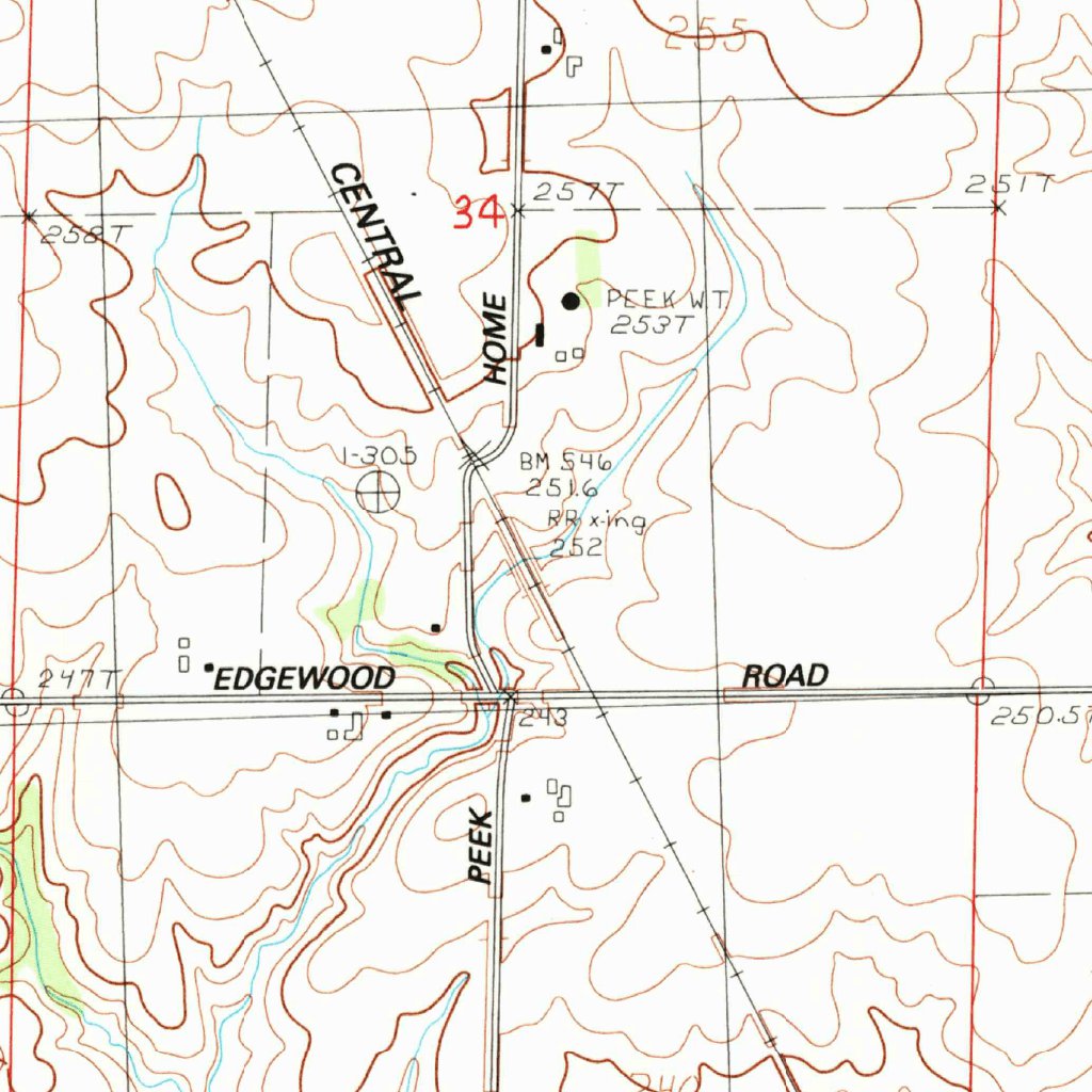 Polo, IL (1983, 24000-Scale) Map by United States Geological Survey ...