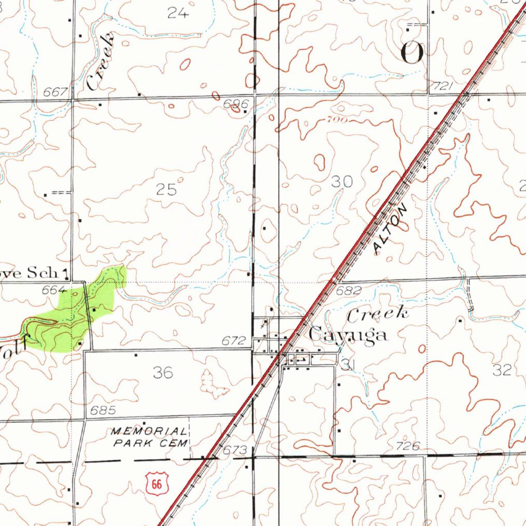 Pontiac, IL (1935, 62500-Scale) Map by United States Geological Survey ...