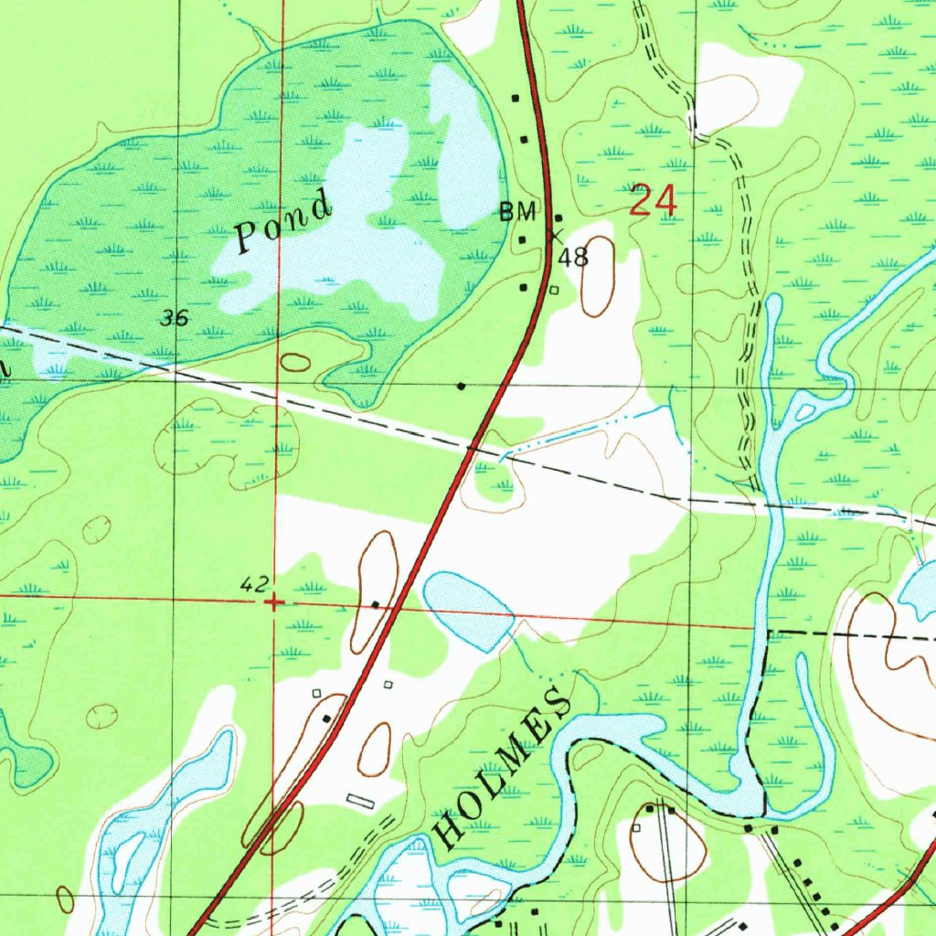 Poplar Head, FL (1982, 24000-Scale) Map by United States Geological ...