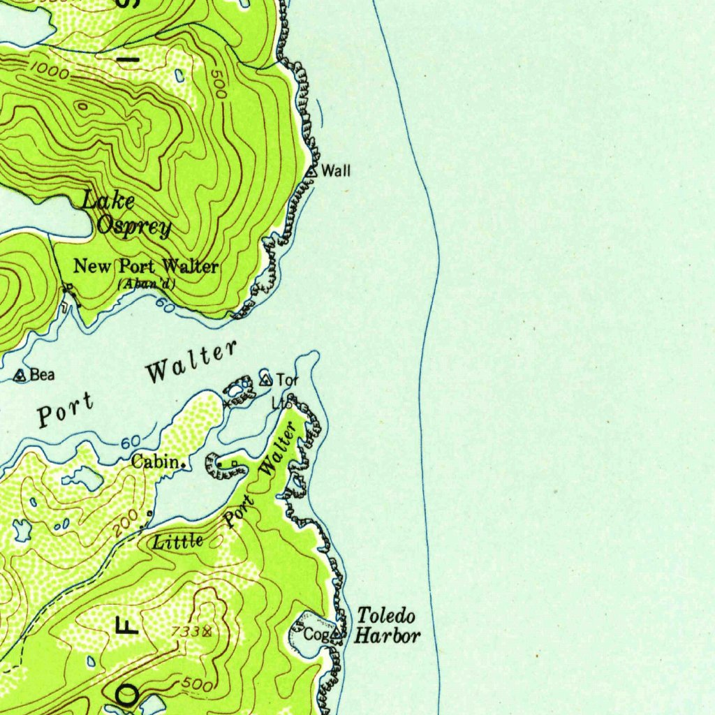Port Alexander B-2, AK (1948, 63360-Scale) Map by United States ...
