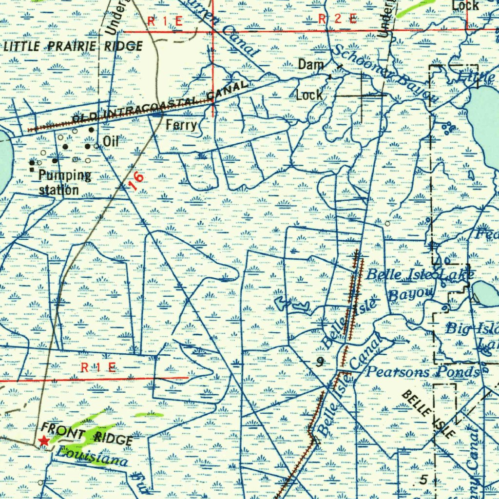 Port Arthur, TX-LA (1958, 250000-Scale) Map by United States Geological ...