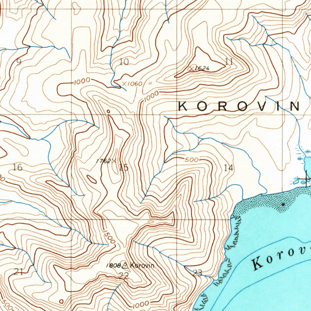 Port Moller B-1, AK (1963, 63360-Scale) Map by United States Geological ...