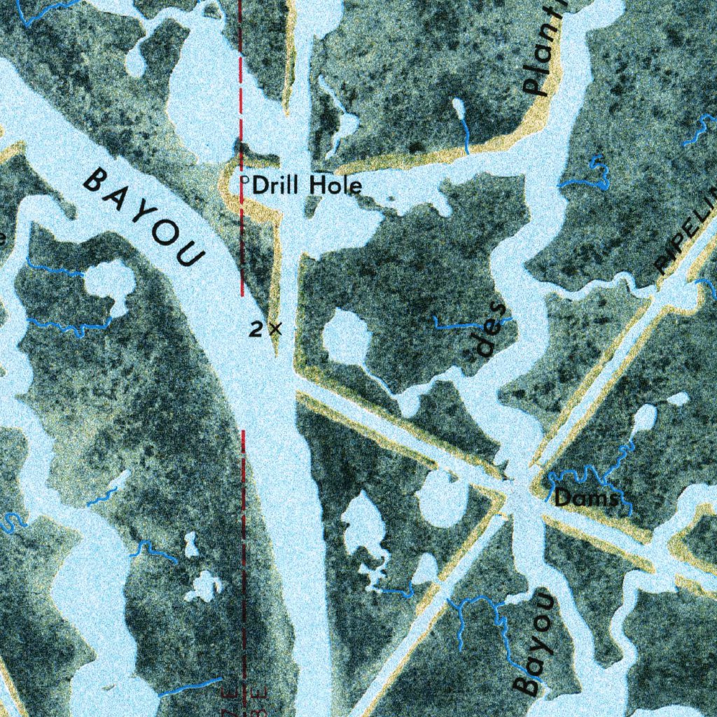 Port Sulphur, LA (1973, 24000-Scale) Map by United States Geological ...