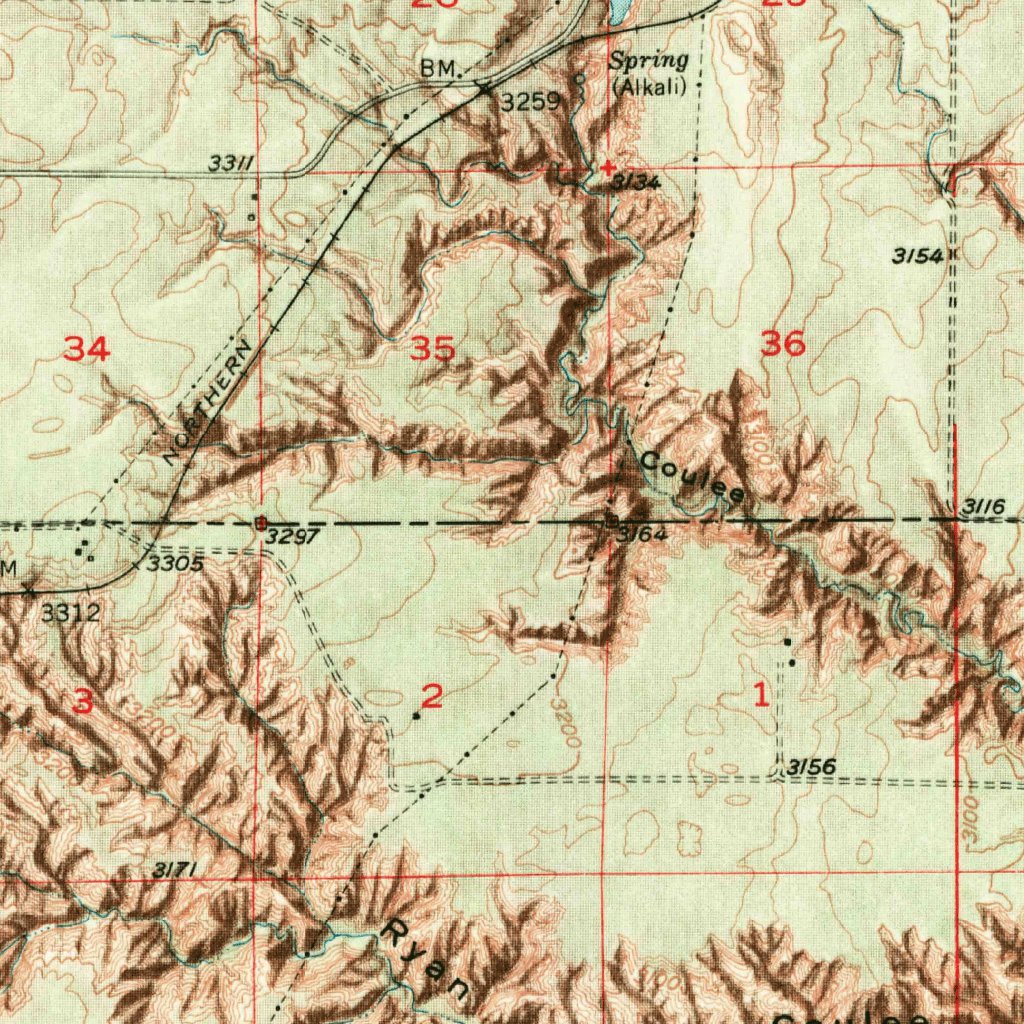 Portage, MT (1948, 62500-Scale) Map by United States Geological Survey ...