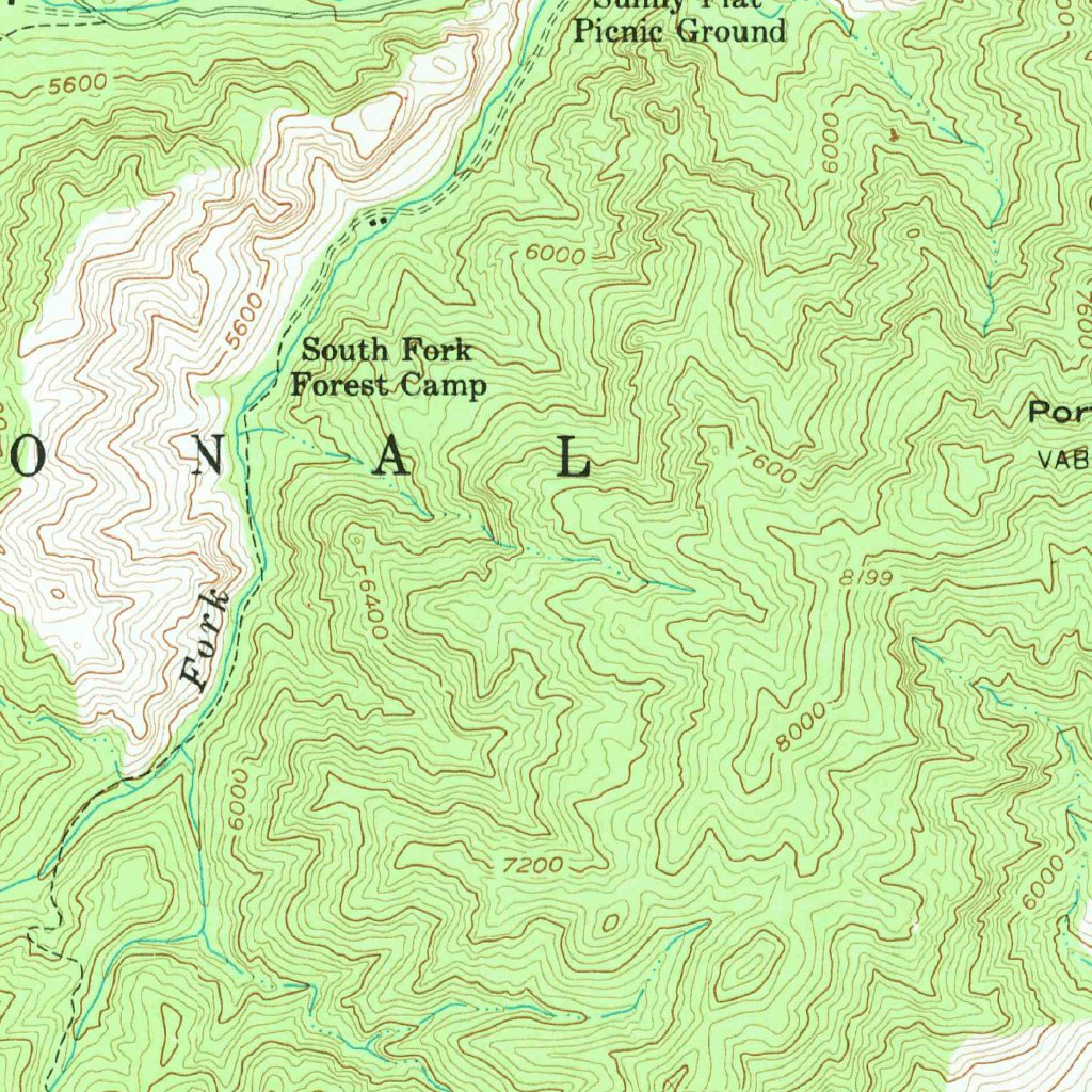 Portal, AZ-NM (1958, 62500-Scale) Map by United States Geological ...