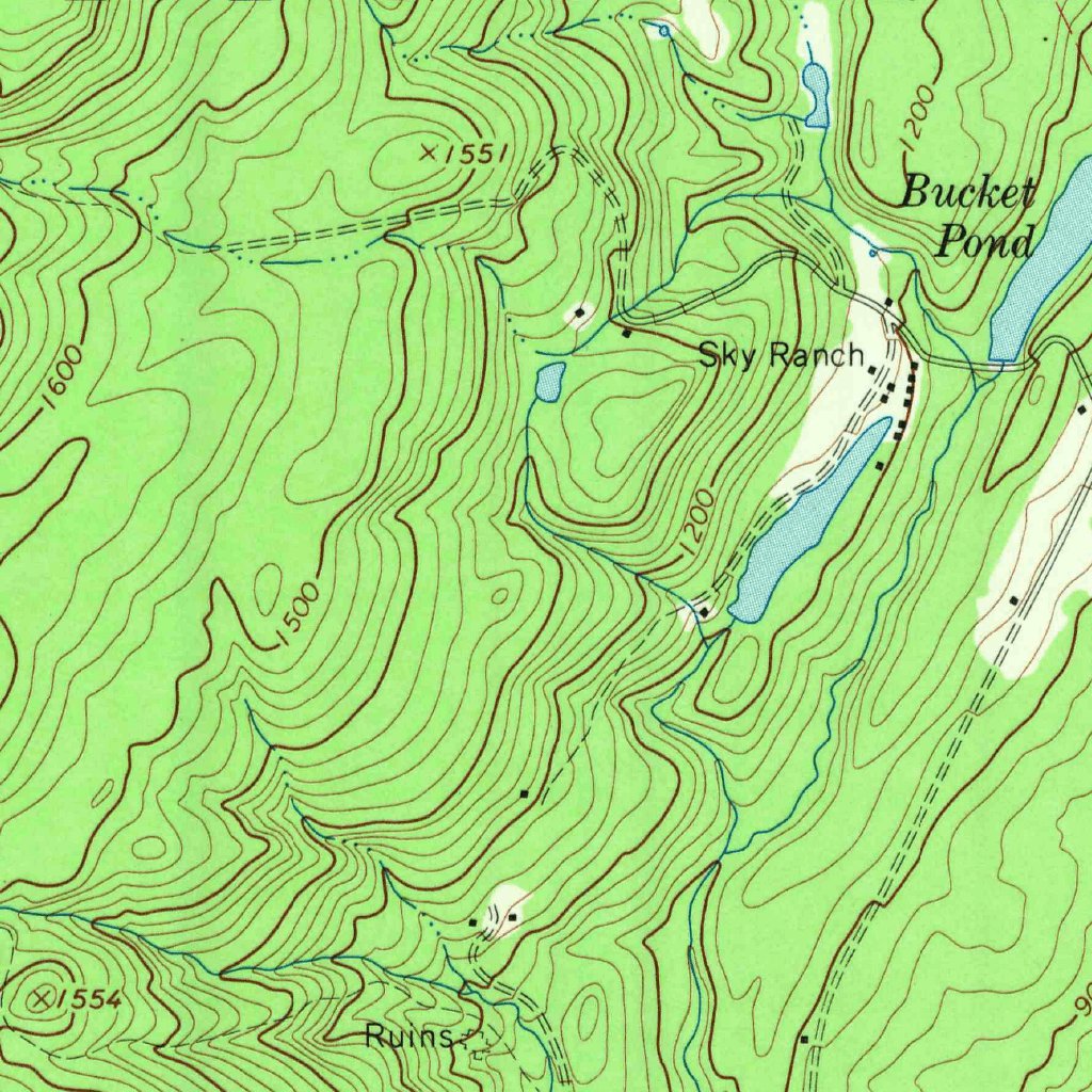 Porter Corners, NY (1968, 24000-Scale) Map by United States Geological ...