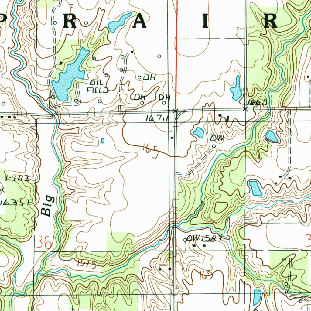Porterville, IL (1998, 24000-Scale) Map by United States Geological ...
