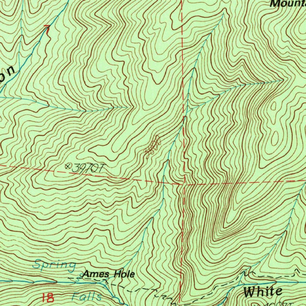 Posey, CA (1986, 24000-Scale) Map by United States Geological Survey ...