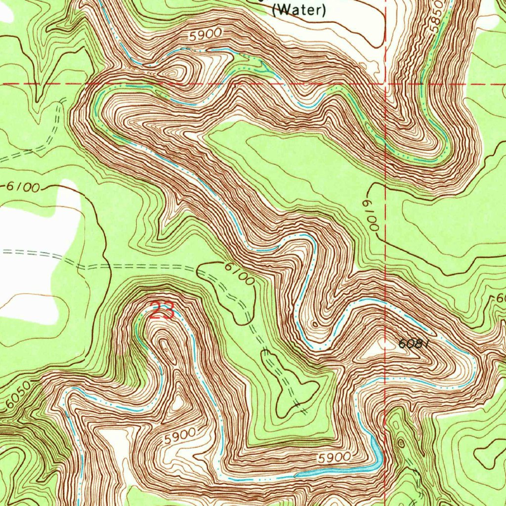 Potato Wash North, AZ (1971, 24000-Scale) Map by United States ...