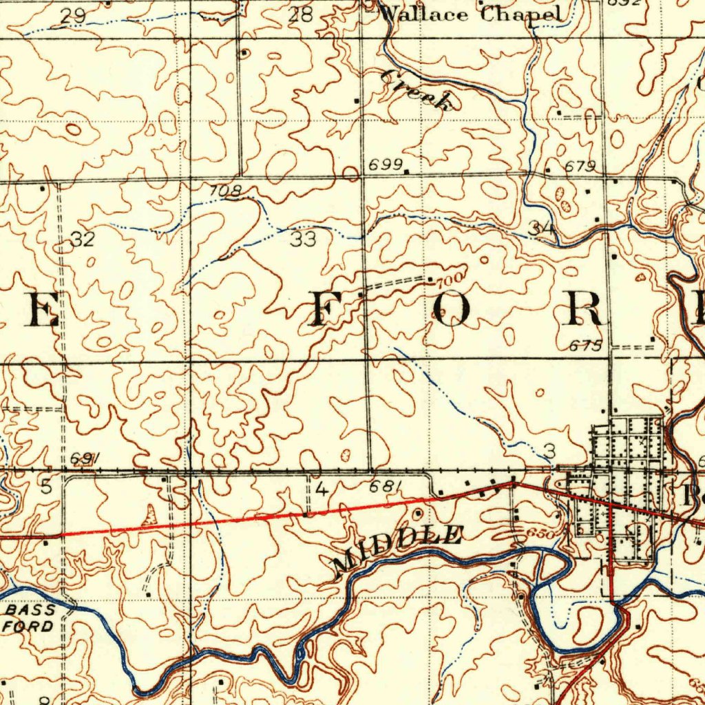 Potomac, IL (1936, 62500-Scale) Map by United States Geological Survey ...