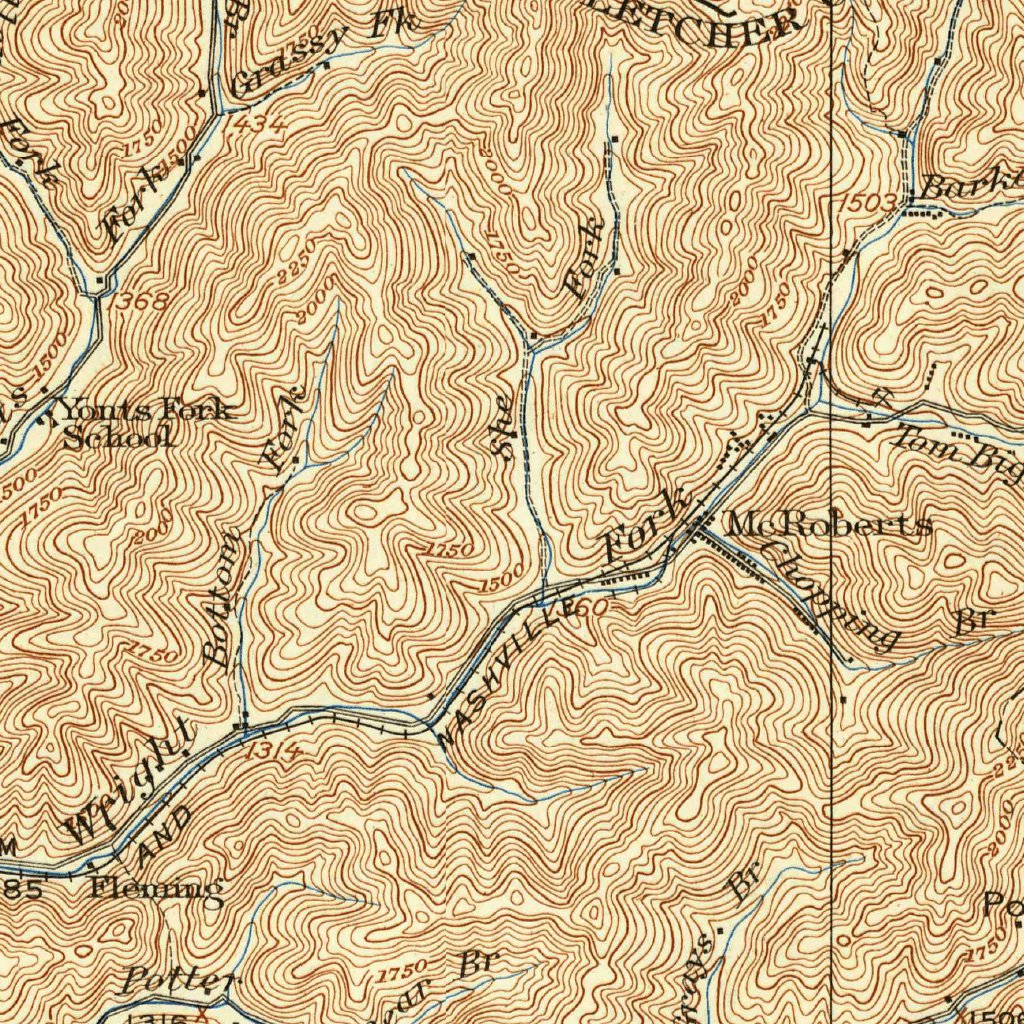 Pound, VA-KY (1914, 62500-Scale) Map by United States Geological Survey ...