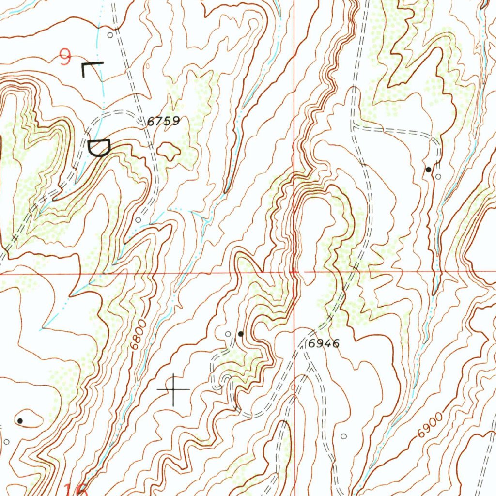 Powder Wash, CO (1969, 24000-Scale) Map by United States Geological ...