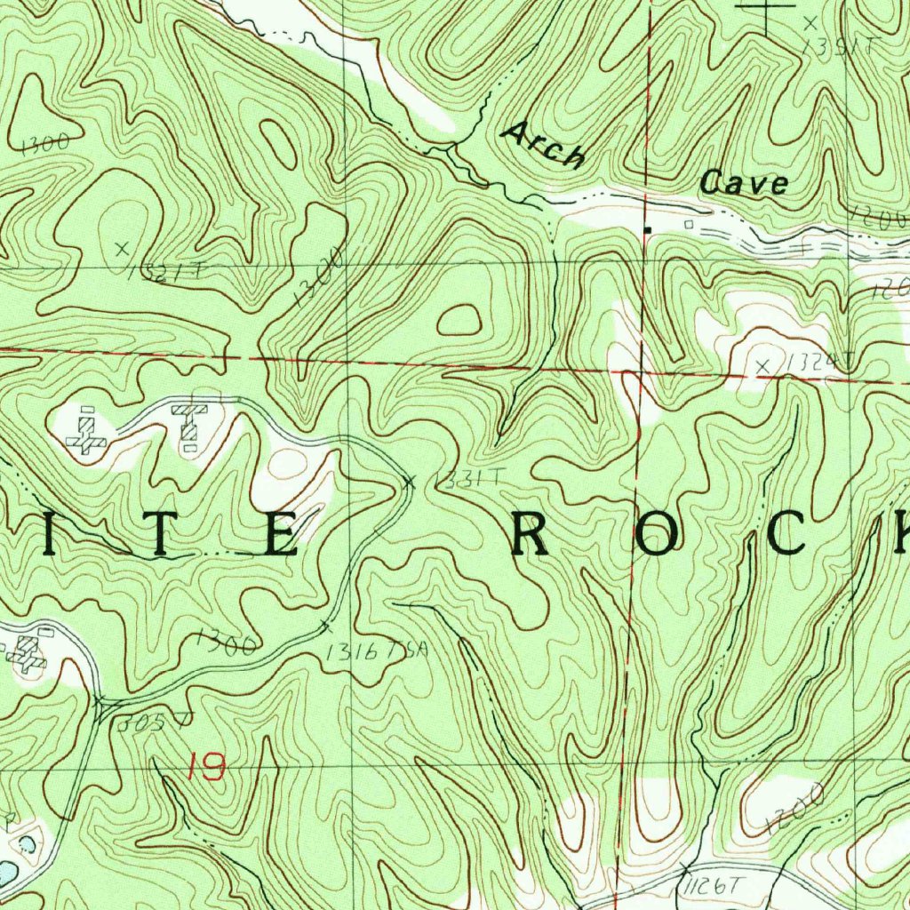 Powell, MO (1982, 24000-Scale) Map by United States Geological Survey ...