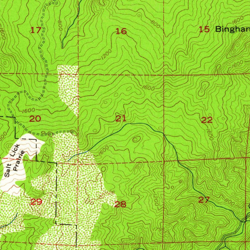 Powers, OR (1954, 62500-Scale) Map by United States Geological Survey ...
