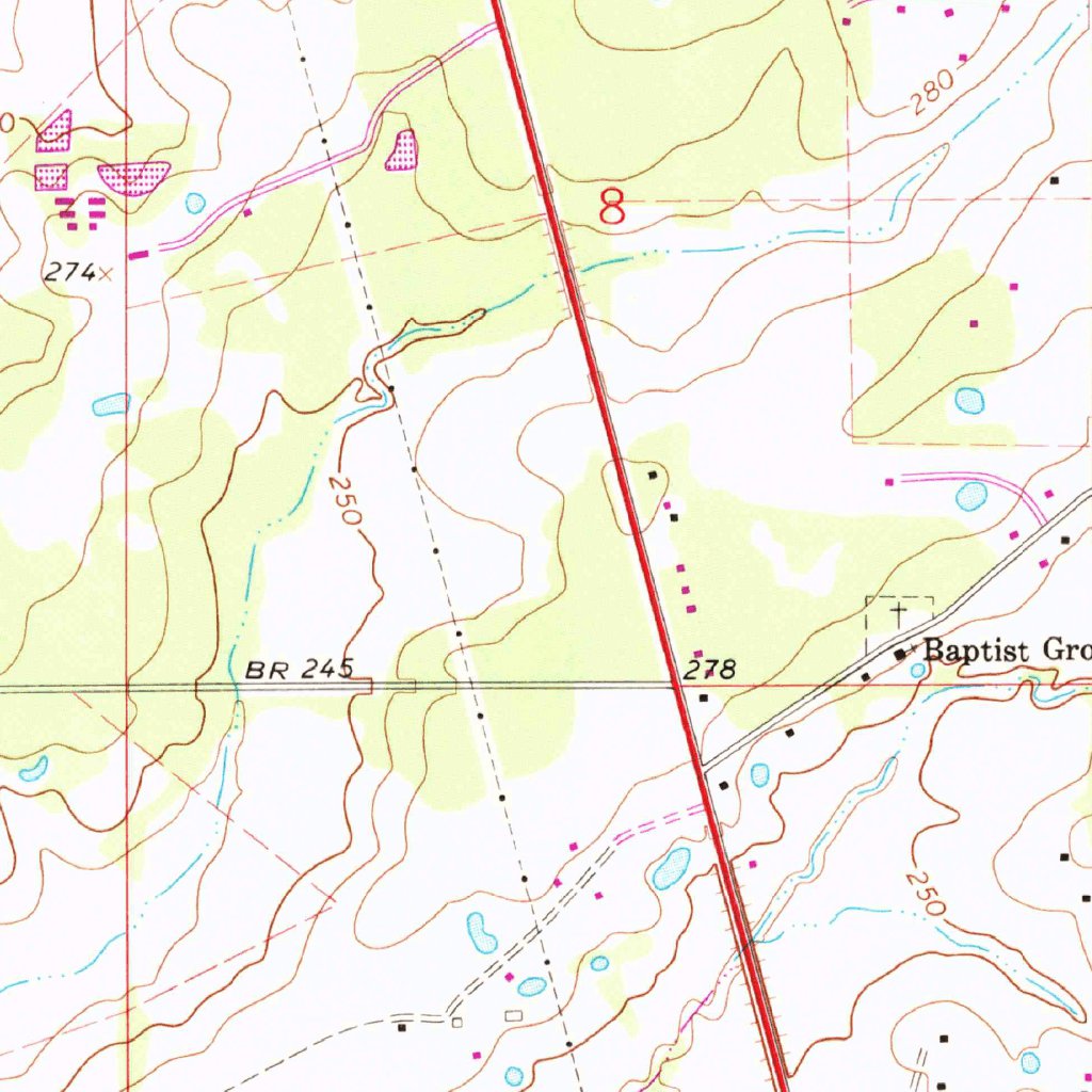 Prairie, MS (1966, 24000-Scale) Map by United States Geological Survey ...