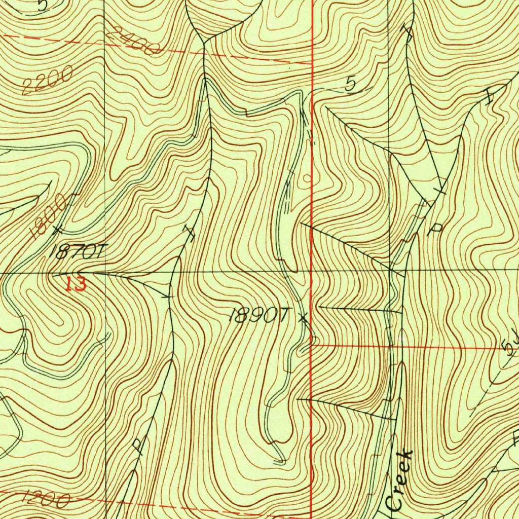 Prairie Peak, OR (1984, 24000-Scale) Map by United States Geological ...