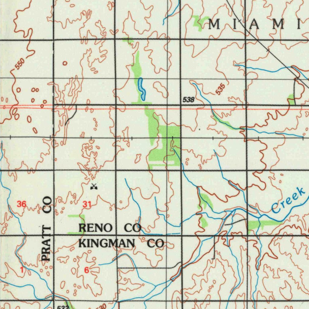 Pratt, KS (1985, 100000-Scale) Map by United States Geological Survey ...