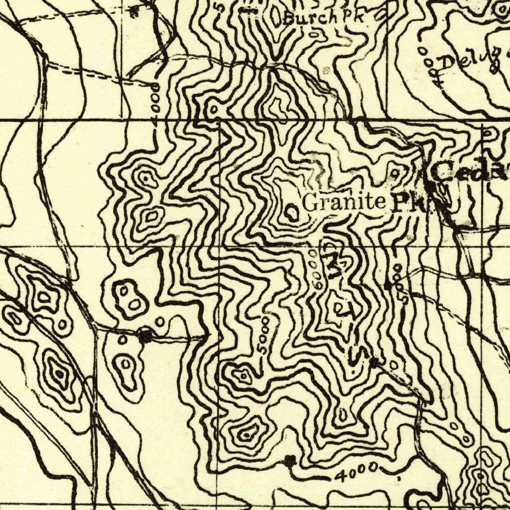 Prescott W, AZ (1923, 250000-Scale) Map by United States Geological ...