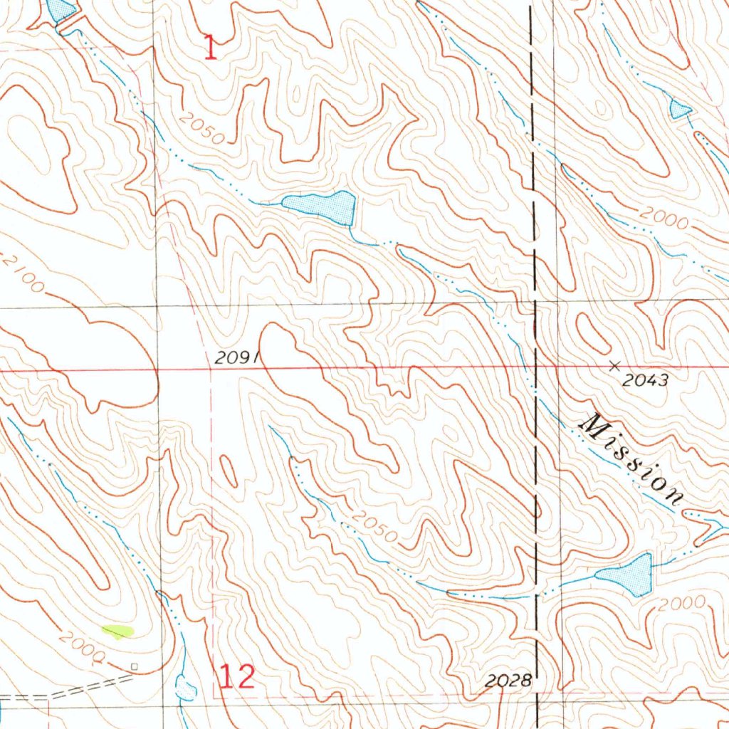 Presho SW, SD (1978, 24000-Scale) Map by United States Geological ...