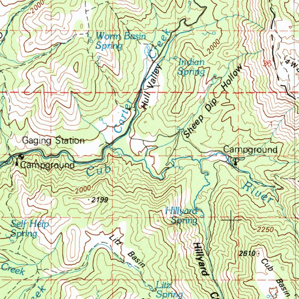 Preston, ID-WY-UT (1983, 100000-Scale) Map by United States Geological ...