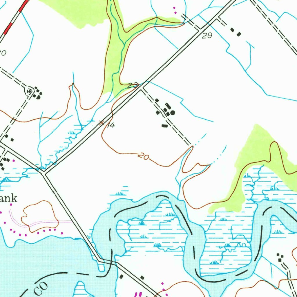 Preston, MD (1944, 24000-Scale) Map by United States Geological Survey ...