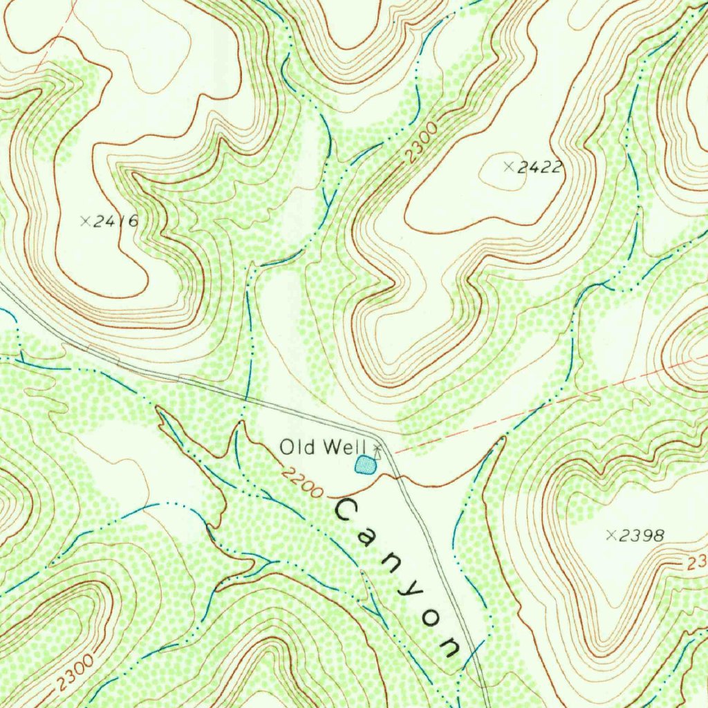 Prince Albert Draw, TX (1970, 24000-Scale) Map by United States ...