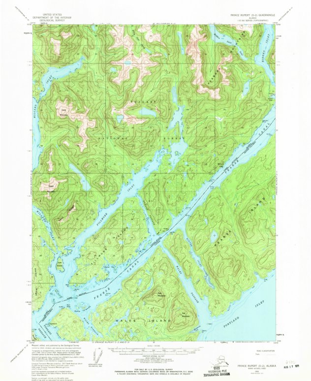 Prince Rupert D-2, AK (1955, 63360-Scale) Map by United States ...